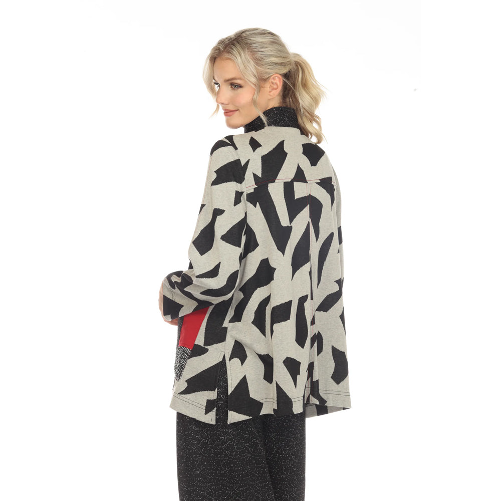 Moonlight Colorblock Animal-Print Pocket Jacket - 3773 – Shop My Fair Lady