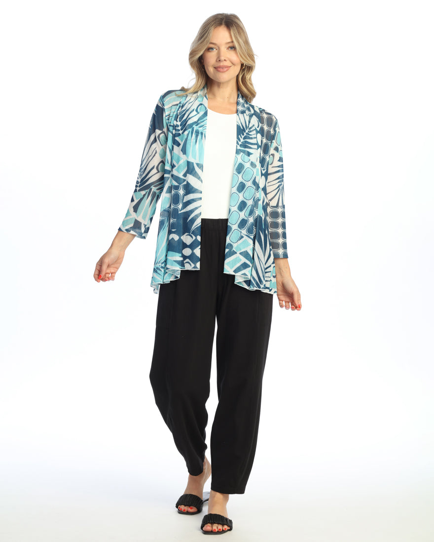 "Bali" Crepe Mesh Drape Cardigan - CM3-2063 – Shop My Fair Lady