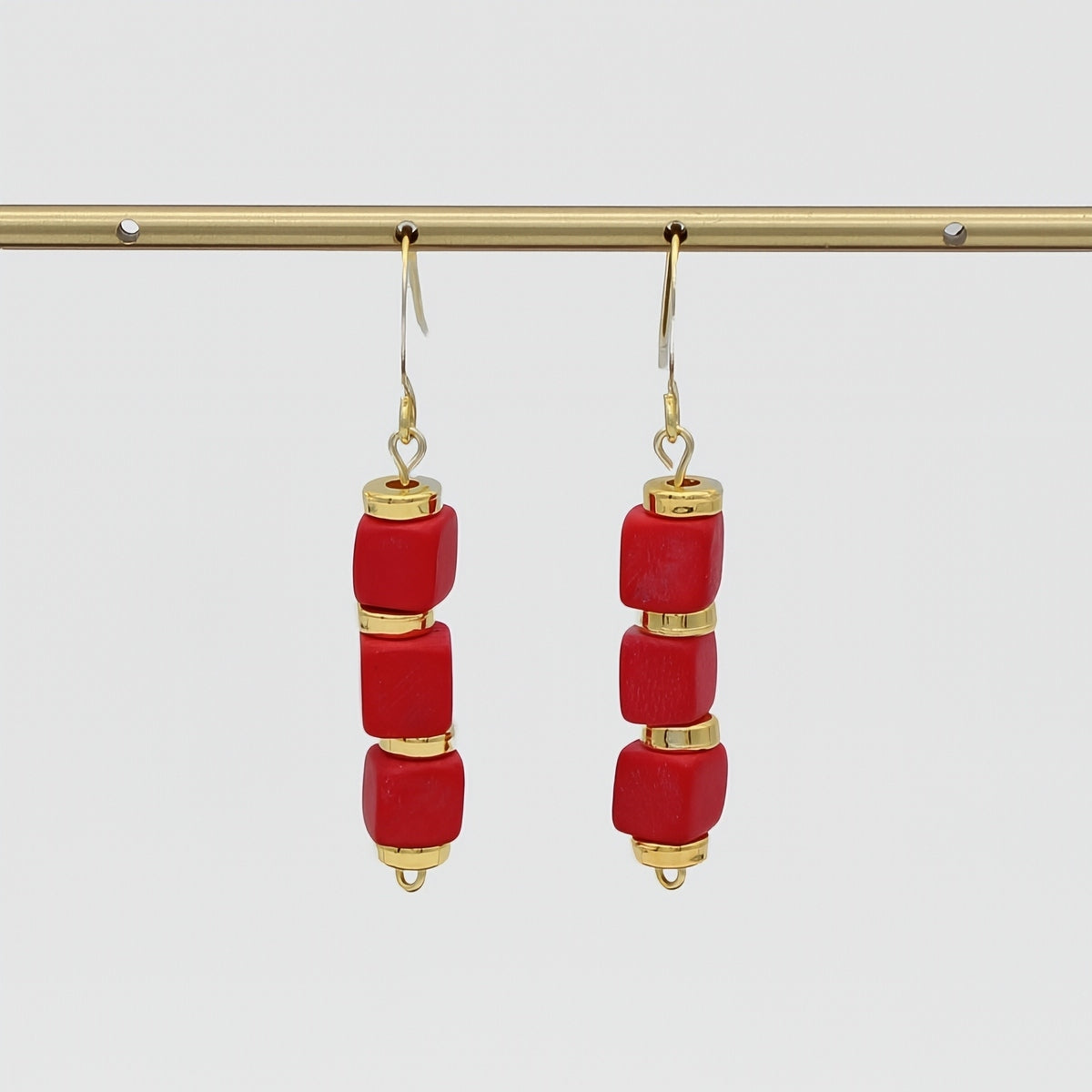 Red Zuba Cube Earring – Shop My Fair Lady